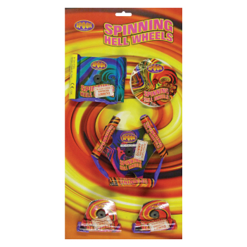 Spinning Hell Wheels 5 Pack - Spook - Spook Fireworks